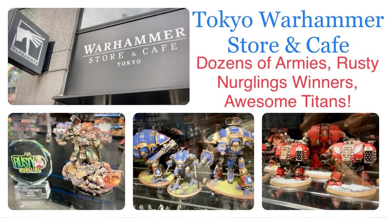 Best Warhammer Store Ever! Awesome Nerdy Trip to Tokyo Warhammer Store & Cafe! (Japan)