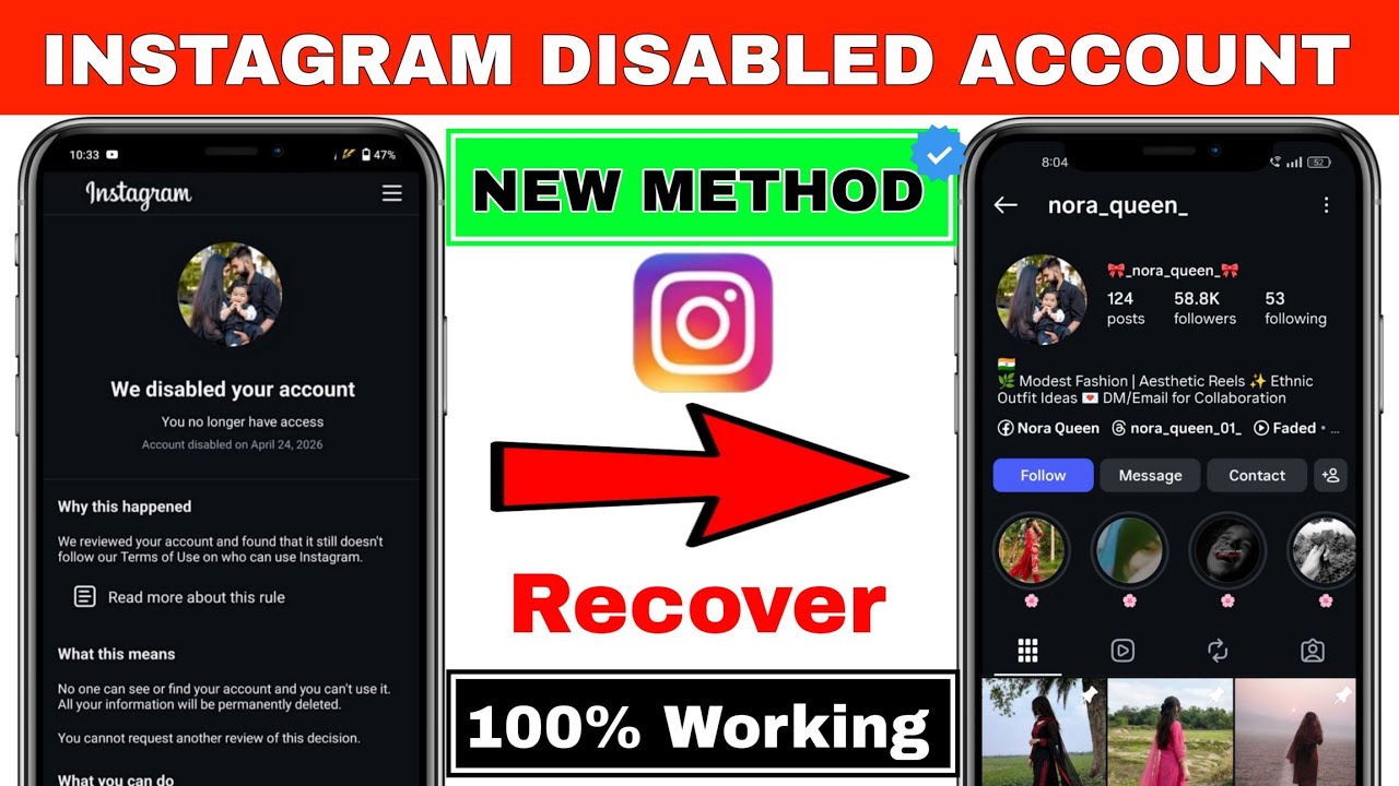 How To Fix Disabled Instagram Account  | Disabled Instagram Account Recovery 2026 #disabled #instagr