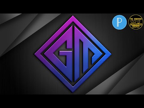 G M Logo Design in PixelLab | PixelLab G M Logo Design [ Uragon Tips ]