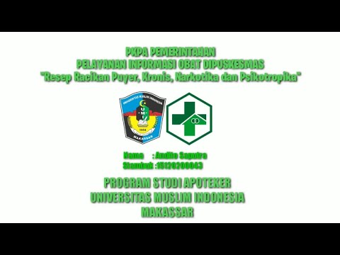 PKPA Pemerintahan Pelayanan Informasi Obat di Puskesmas