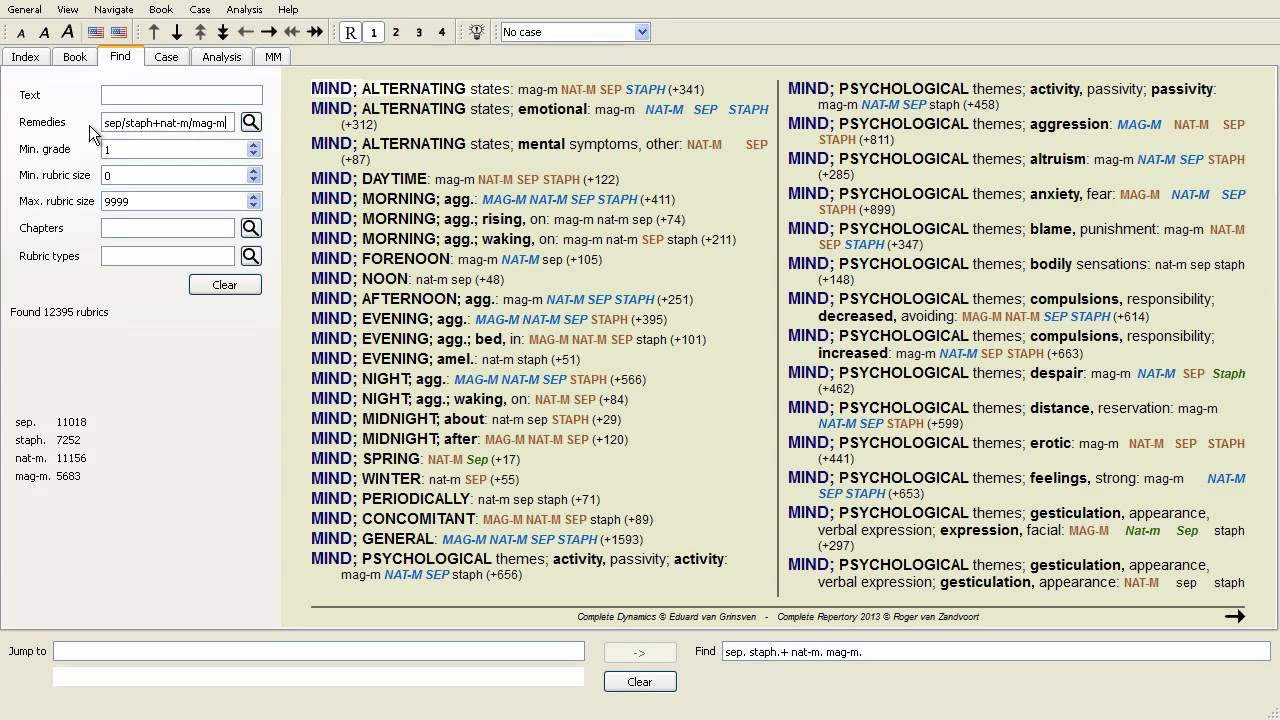 Complete Dynamics - Find module