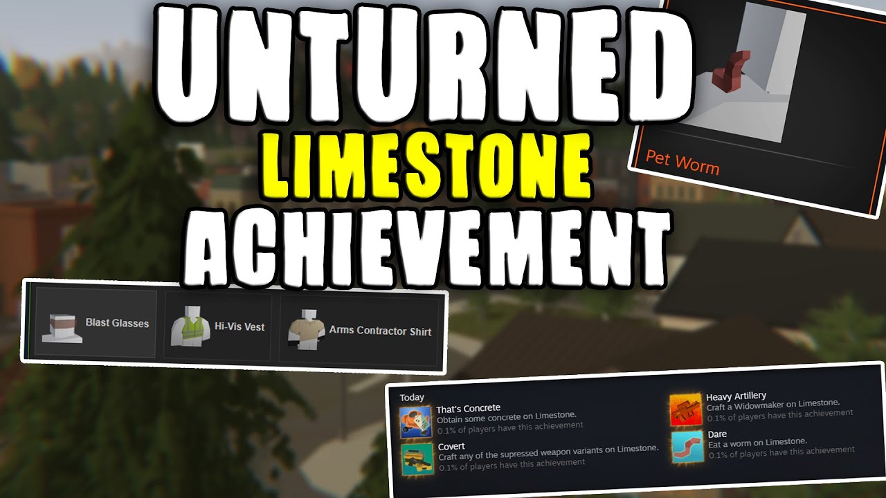 How To Get New Achievements & Cosmetics In Limestone Unturned (Guide)
