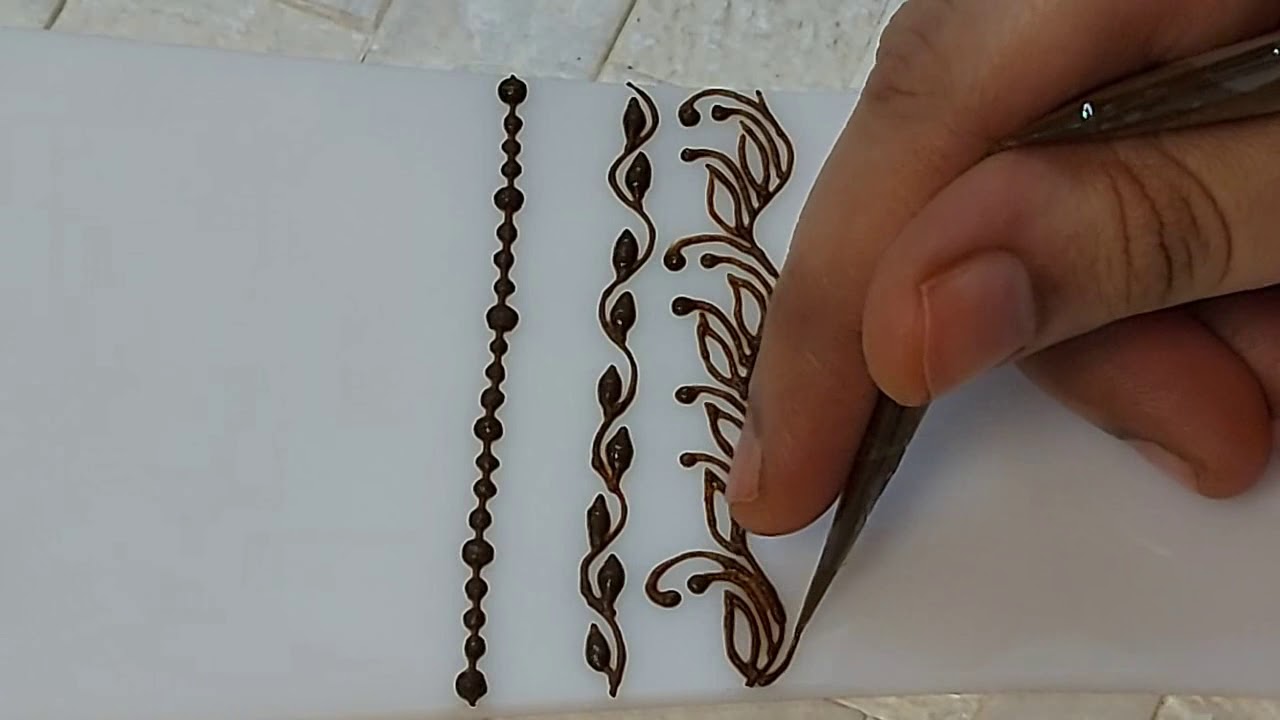 Latest Vines Henna designs||Trendy vines designs ||how to draw vines designs for beginners