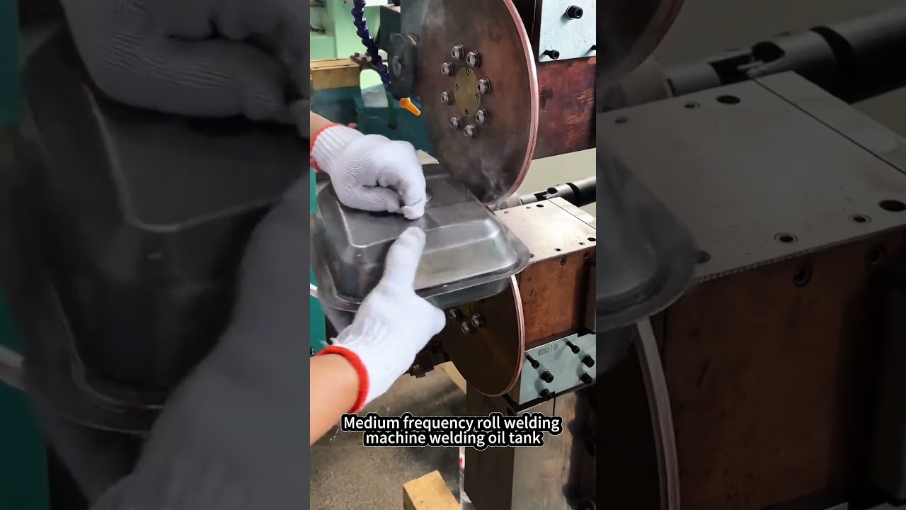 Medium Frequency Roll Welding Machine for Leak Proof Oil Tank Seams