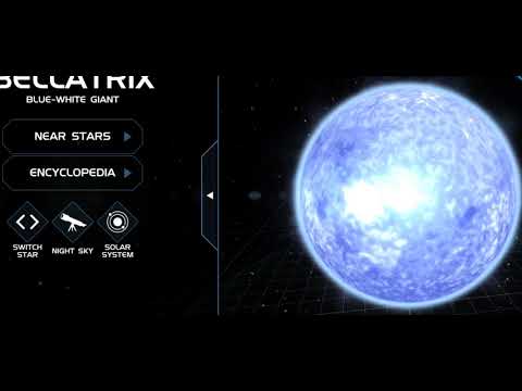 The Solar System + the Orion Constellation + the star Bellatrix