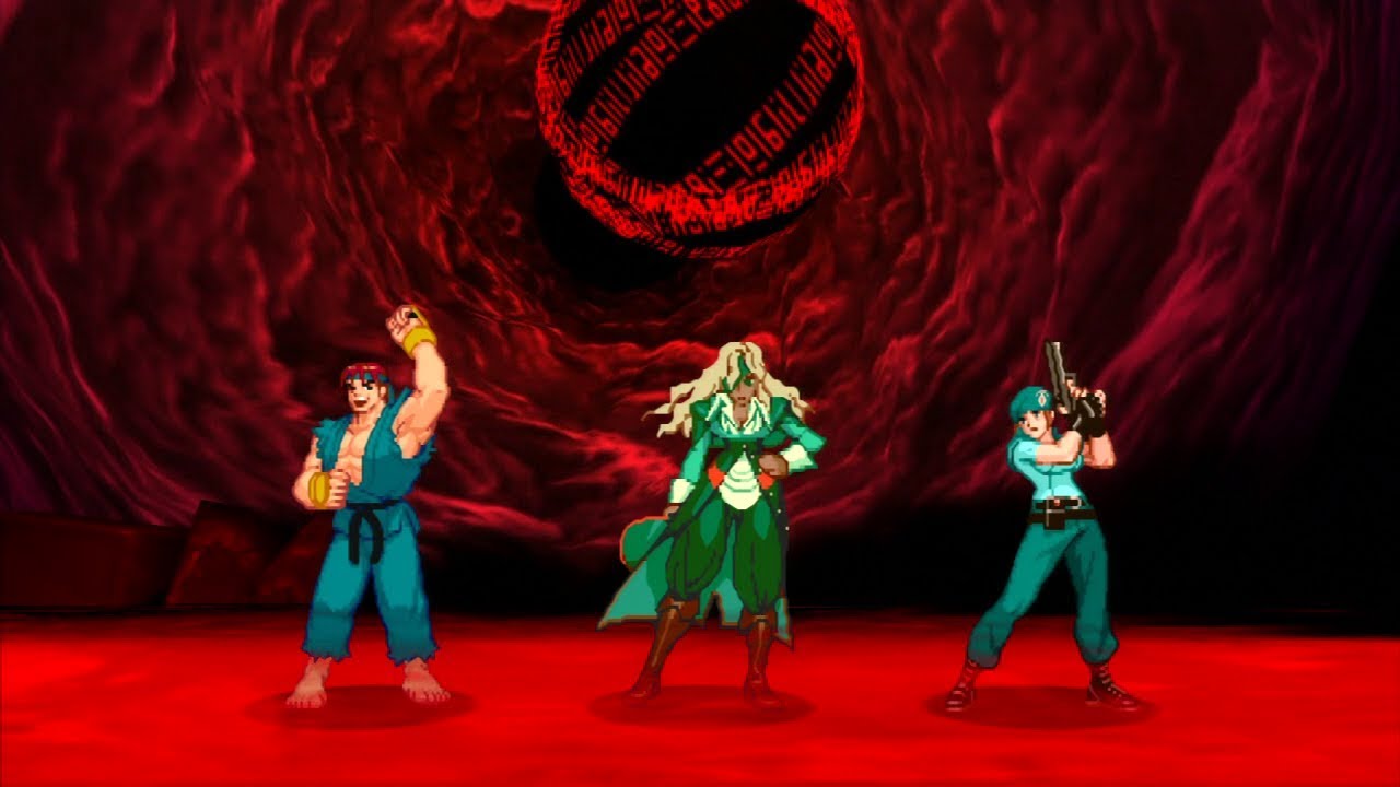 Marvel VS Capcom 2 - Ryu/Ruby Heart/Jill - Expert Difficulty Playthrough