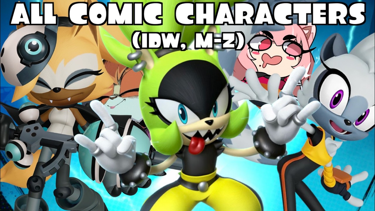 ARTIST SURGES THROUGH SONIC IDW CHARACTERS (M-Z)