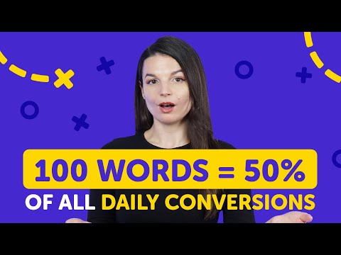 100 French Words That Make Up About 50% of All Daily Conversations