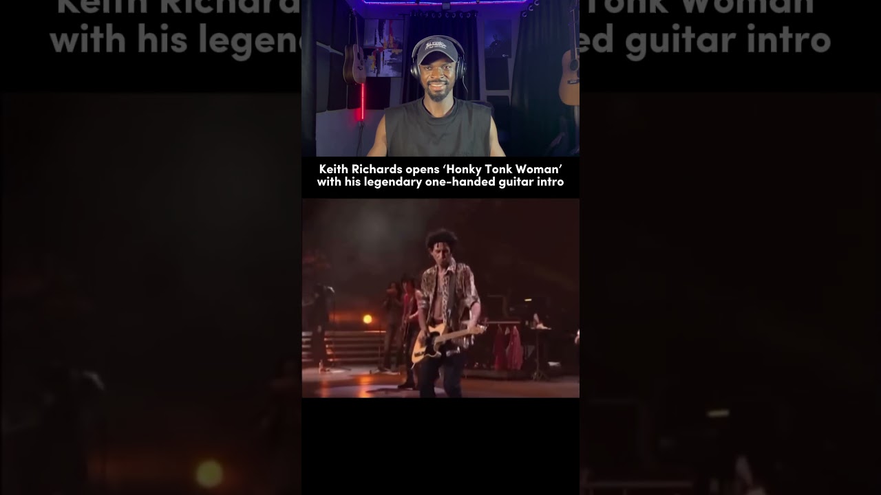 Keith Richard’s legendary one-handed guitar intro😅😅