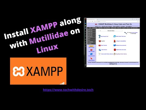 Mutillidae Web App Vulnerabilities: XAMPP and Mutillidae Installation on Linux