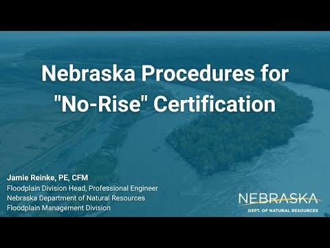 Nebraska Procedures for "No-Rise" Certification - 02/15/2024