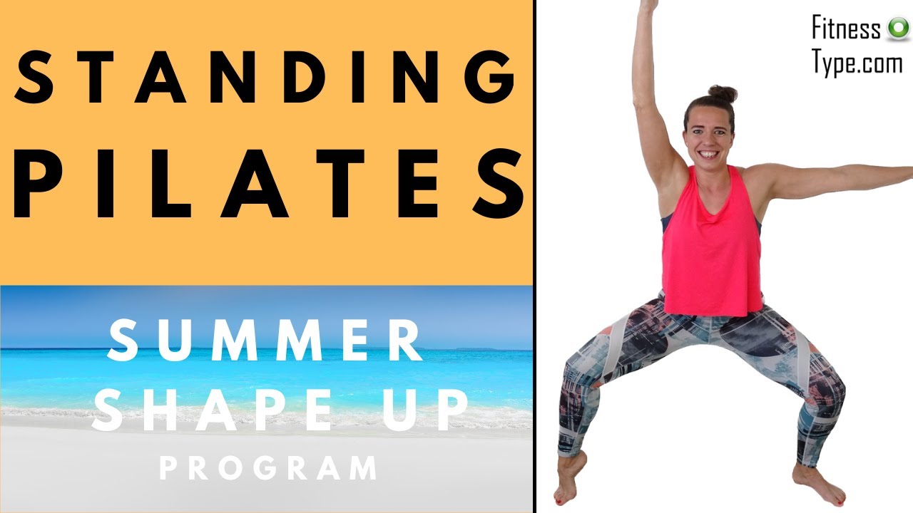 30 Minute Standing Pilates Workout – Fun and Effective Toning and Stretching Exercises – At Home