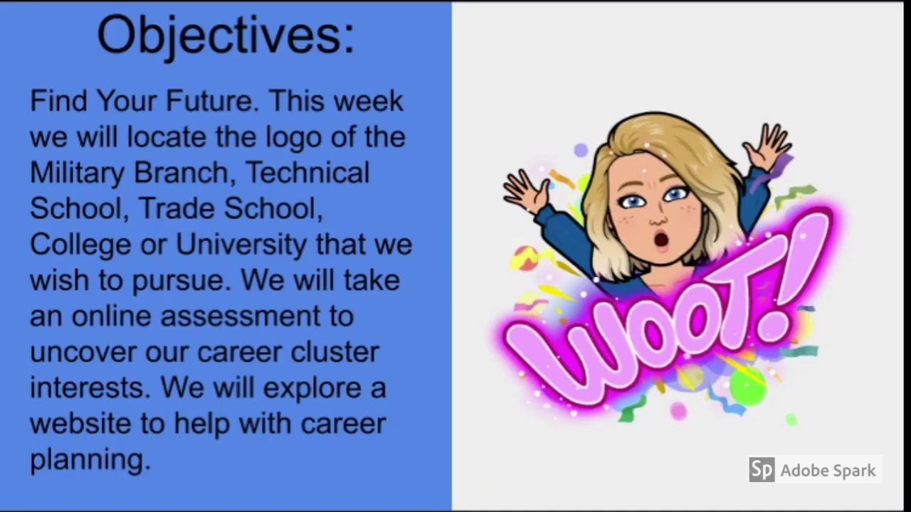 Higher Education Poll * Find Your Future Logo * Career Clusters