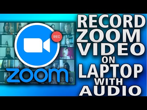 How To Record Video in Zoom Meeting on Laptop with Audio (easy)