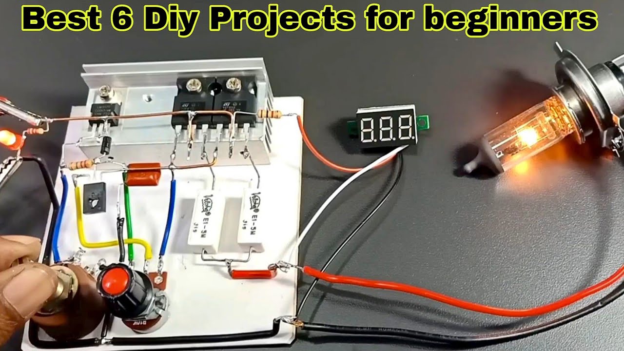 Latest 6 Helpful Electronic Projects for Beginners