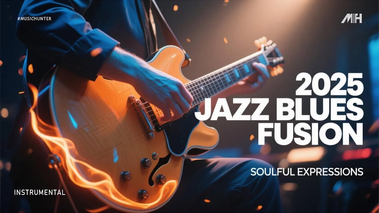 ​2025 JAZZ BLUES FUSION 🔥| Clean Guitar Dynamic - Soulful Expression [END 2025]