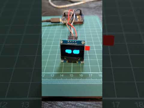 Animated eyes on arduino and oled display