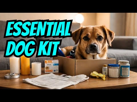 Essential Items in Your Dog’s Emergency Kit! 🐾🇺🇸 Be Prepared for Anything!"