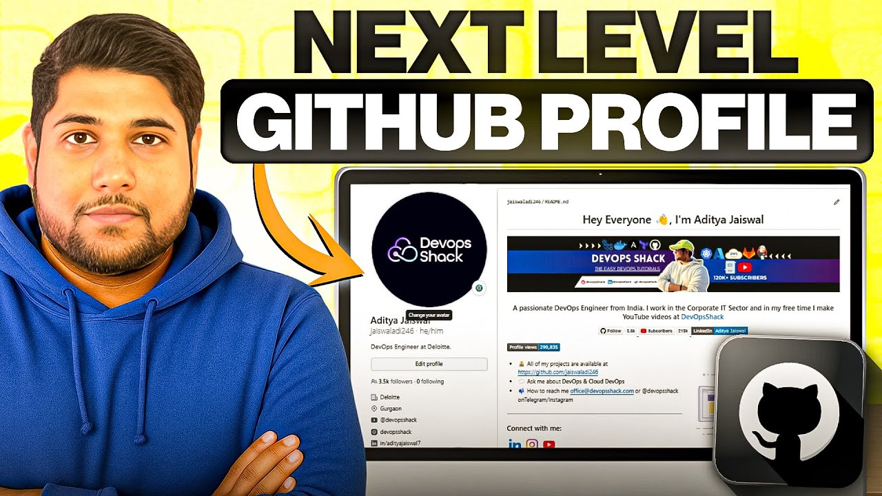 How to Create a Professional GitHub DevOps Profile | Galaxy.ai