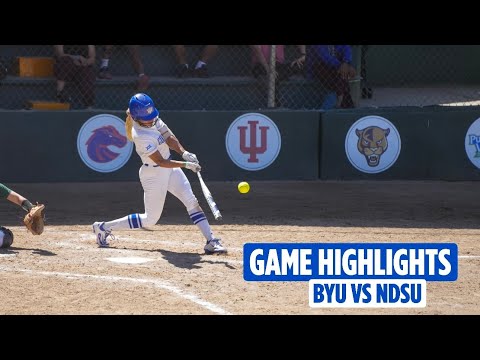 BYU Softball vs North Dakota State | Full Game Highlights (2025)