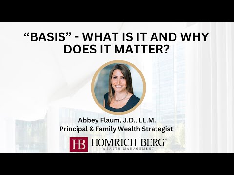 "Basis" - What Is It And Why Does It Matter?