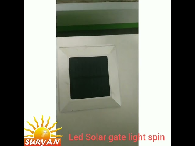 LED SOLAR GATE LIGHTS - Kalas Solar Led Gate Light Fittings ...