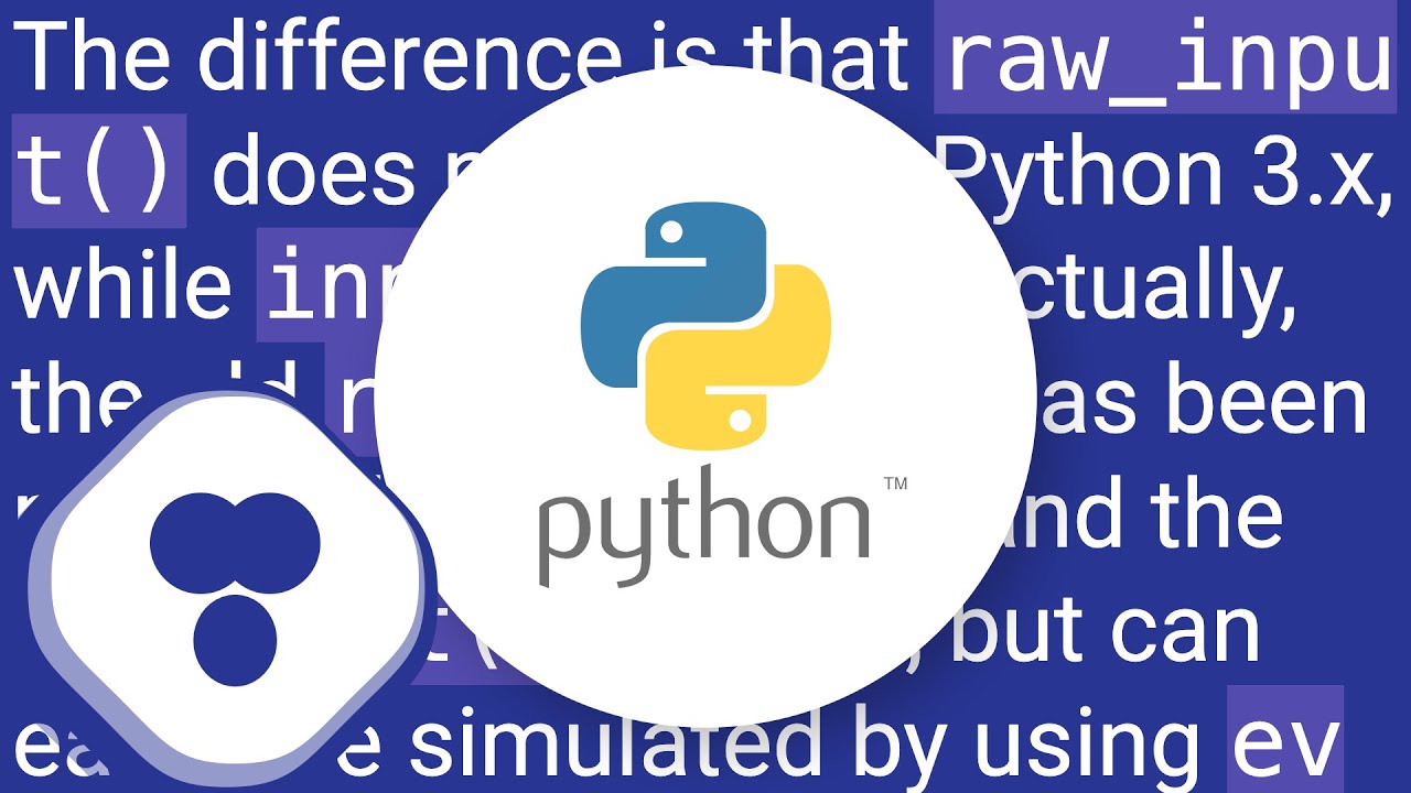 What's the difference between `raw_input()` and `input()` in Python 3?