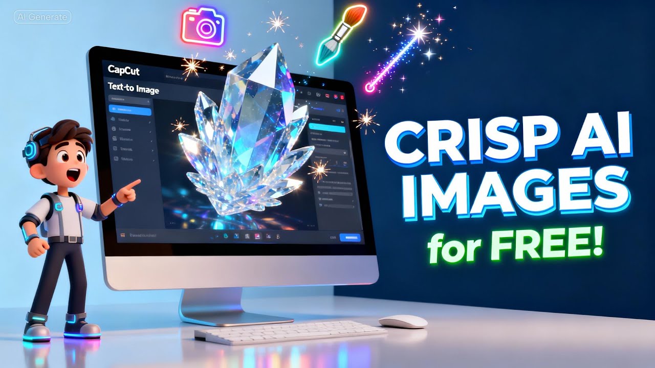 Generate UNLIMITED CRISP Images Using CapCut AI (100% FREE & Easy!)