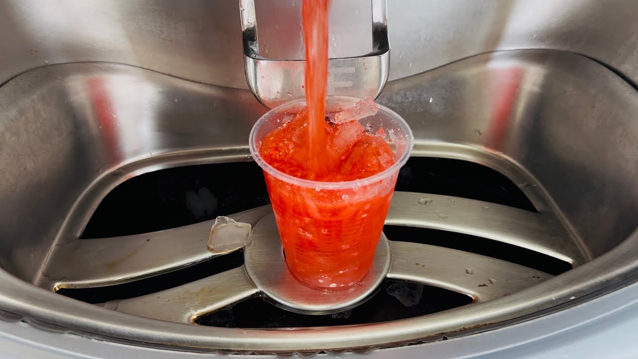 Fanta Strawberry Drink Refill at Coca-Cola Freestyle Soda Machine | Jack in the Box, Alhambra, CA