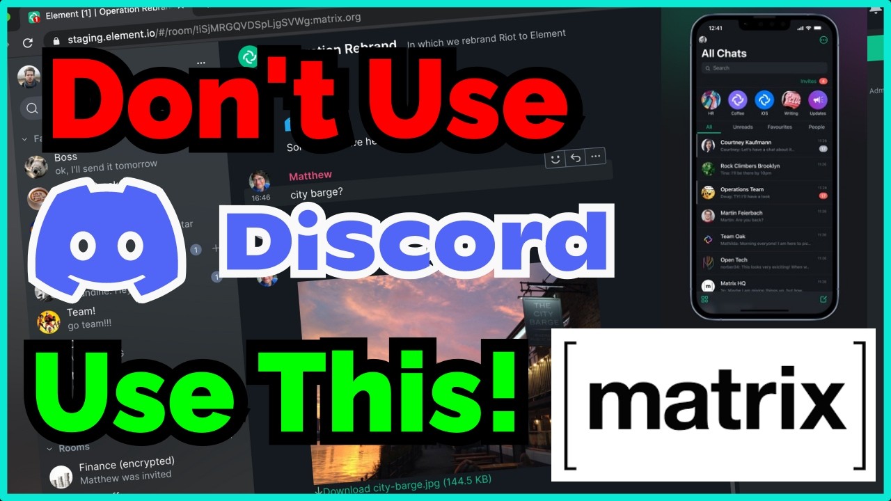 Protect Your Privacy! Use Matrix: A Self-Hosted, E2E Encrypted, Alternative to Discord and WhatsApp