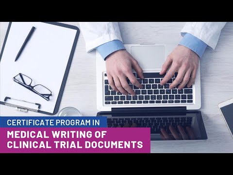 Certificate Program in Medical Writing of Clinical Trial Documents