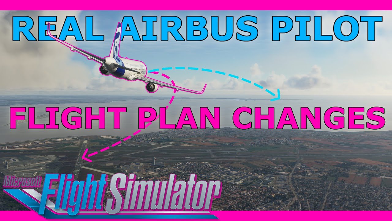 Real Airbus Pilot MCDU changes in flight tutorial! A320 NEO MSFS