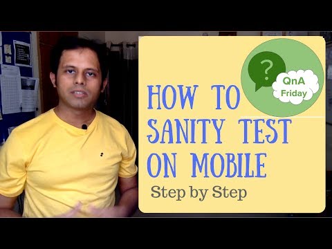 QnA Friday 1 - How to do sanity test of website on mobile devices | How to test on mobile devices