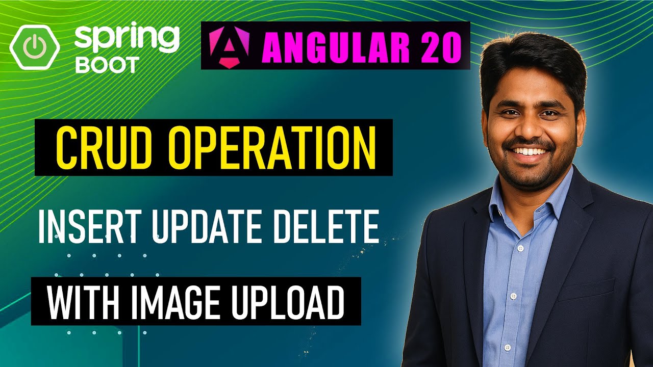 Angular 20 + Spring Boot CRUD Tutorial (MySQL + Image Upload) | Full Stack App 2027