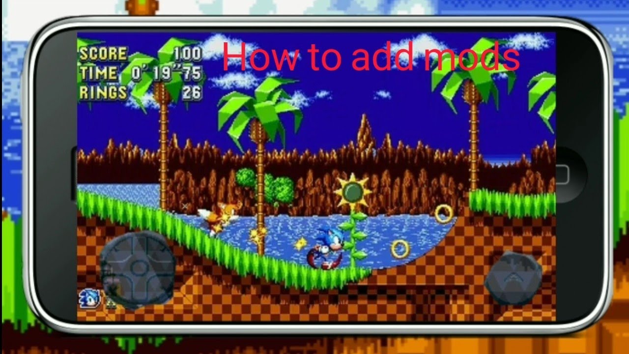 Sonic Mania RSDKv5 mobile How to add mods Tutorial