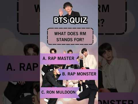 BTS: What Does RM Stand For? Shocking Meaning Revealed! #btsfacts #bts #btsinfo