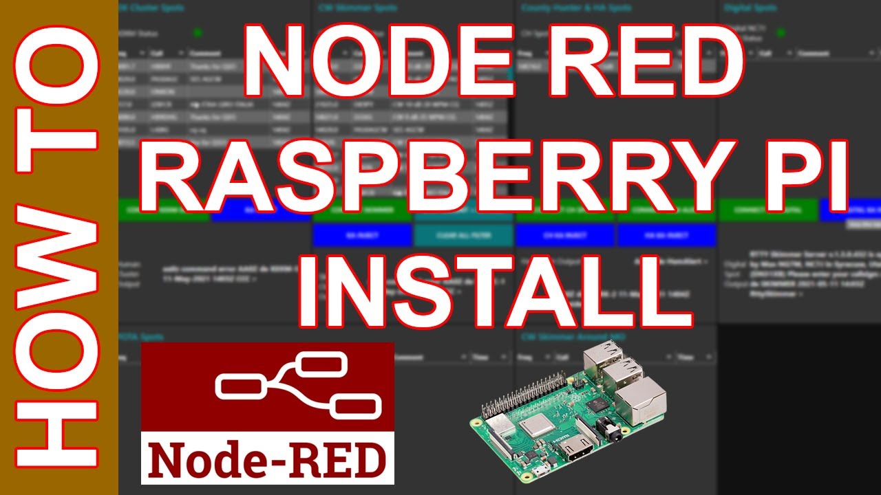 Node Red for Ham Radio - How to Install Node Red on a Raspberry Pi