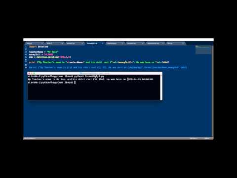 python String .format