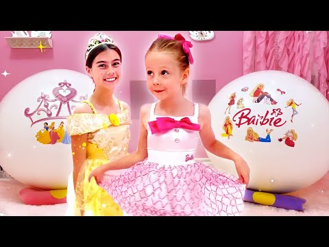 Nastya và Stacy đang chơi với trứng bất ngờ khổng lồ! Tổng hợp video hay nhất trẻ em