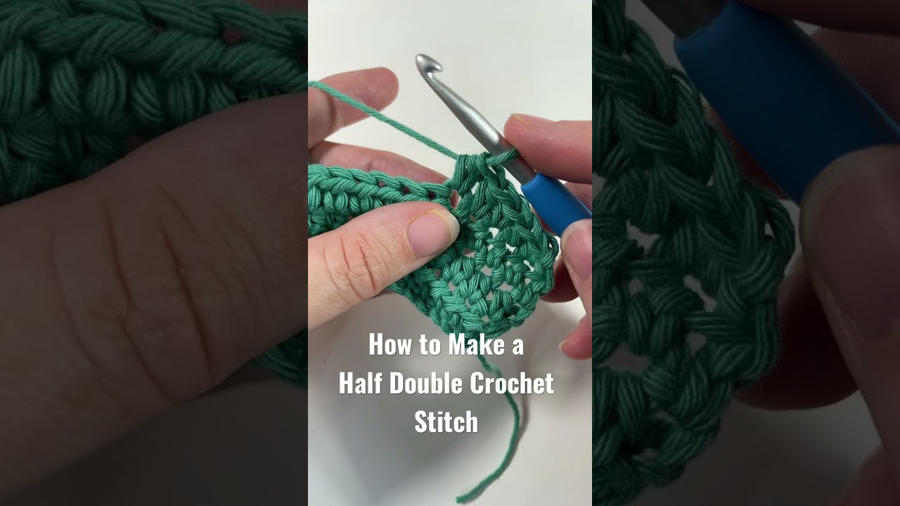 How to make a Half Double Crochet Stitch