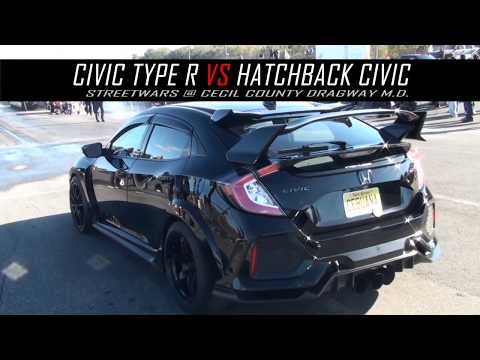 Honda Civic Type R Drag Races Modded Civic, Destruction Happens ...