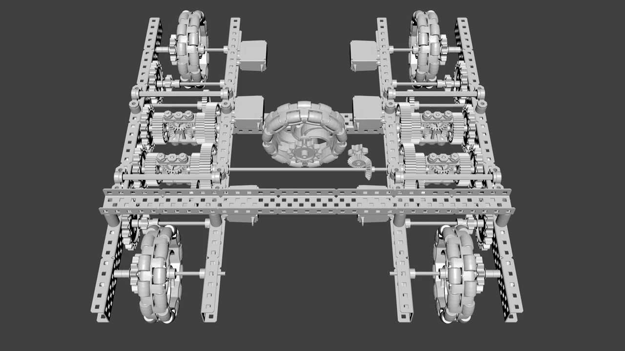 Differential transmission - power takeoff from the drivetrain motors ...