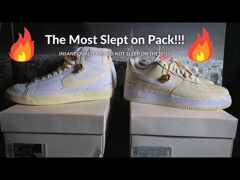 Nike Popcorn Air force 1 & Blazer 77 Review & On Foot