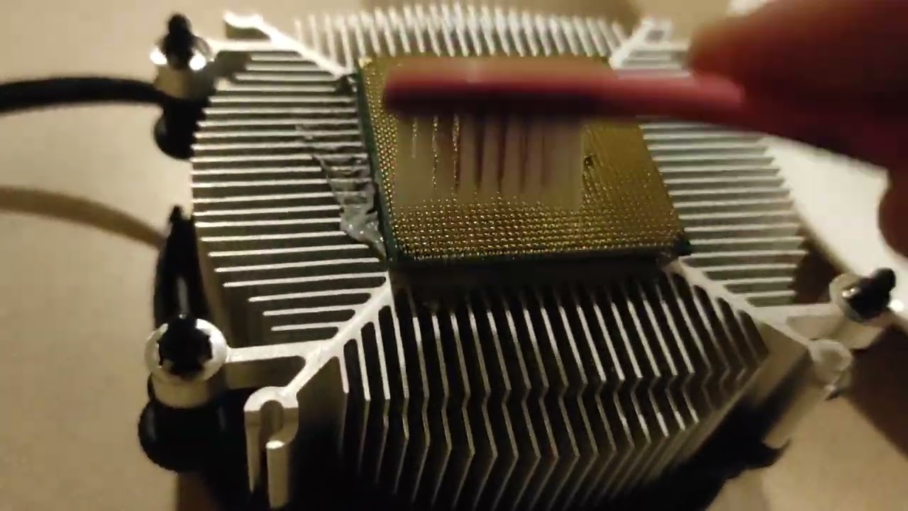 How to clean CPU pins when Thermal Paste gets in there.