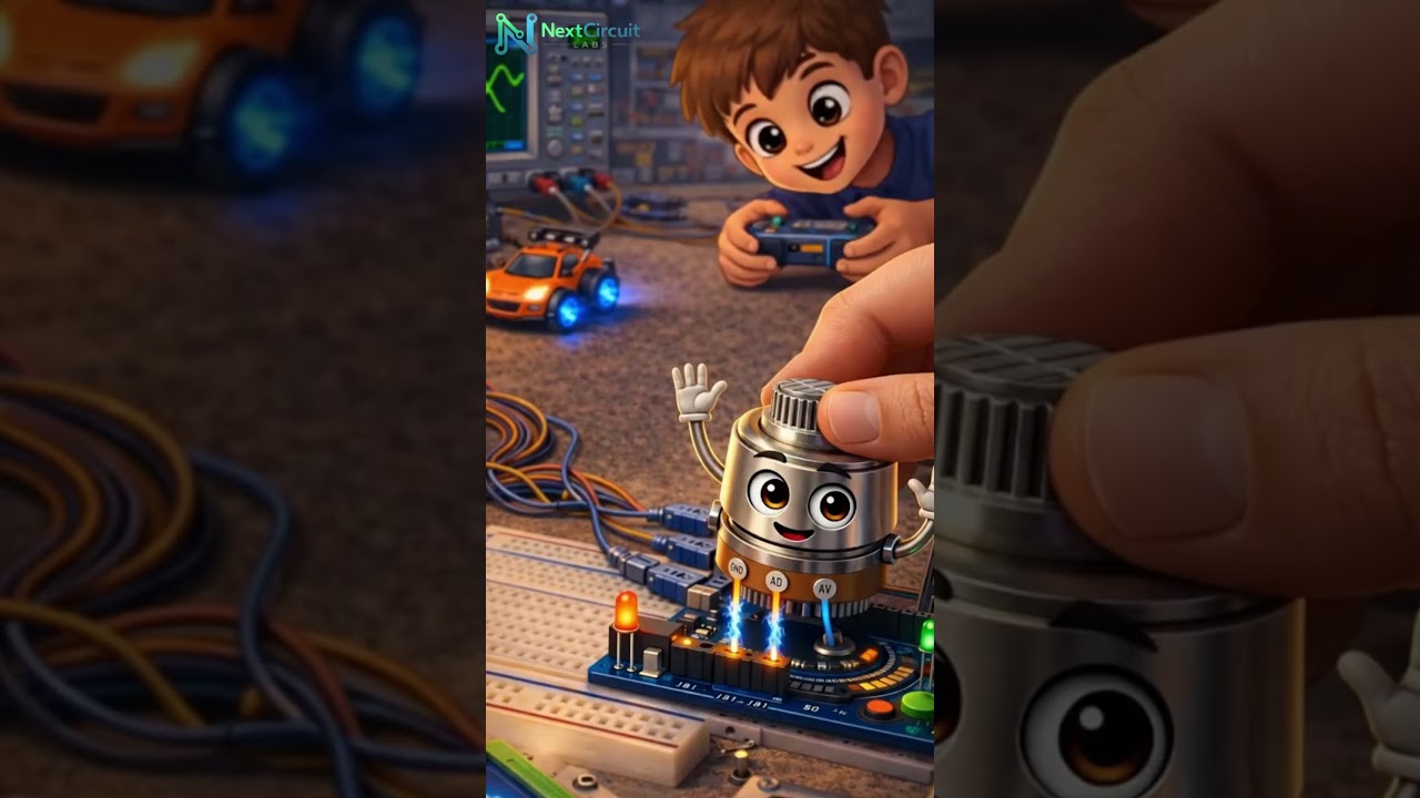 What is a Potentiometer? Easy Electronics for Kids | Tiny Tech Stories