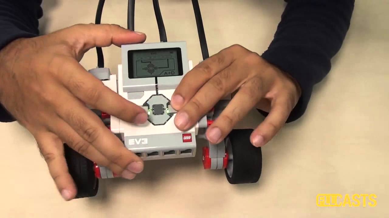 EV3 basics course. Motors control and program from the brick (part3)