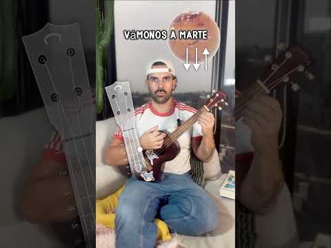 Vamonos a Marte - acordes y rasgueo - #ukulele #ukelele #chords #acordes #rasgueo