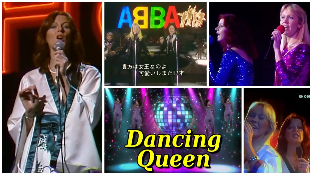 ABBA Dancing Queen Live Montage Featuring Frida Lyngstad #annifridlyngstad