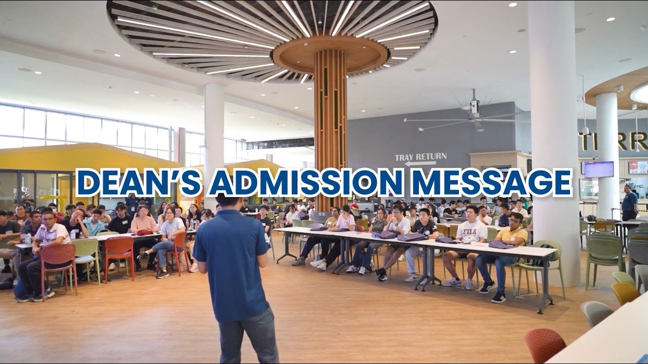 NUS Computing Admission 2026: Dean's Admission Message