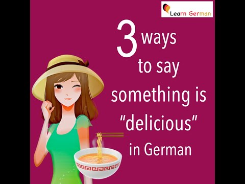 3 different ways to say "This is delicious" in German | Learn German | #Shorts